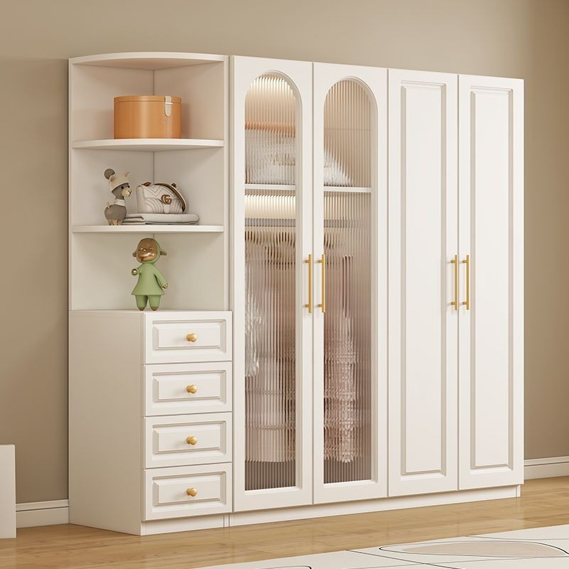 SG】Wardrobe Cabinet Home Bedroom Rental Room Simple 2/3/4Door Solid ...