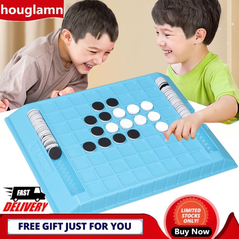 Houglamn Flip Chess Board Game Puzzle Easy To Play Innovative Flipping ...