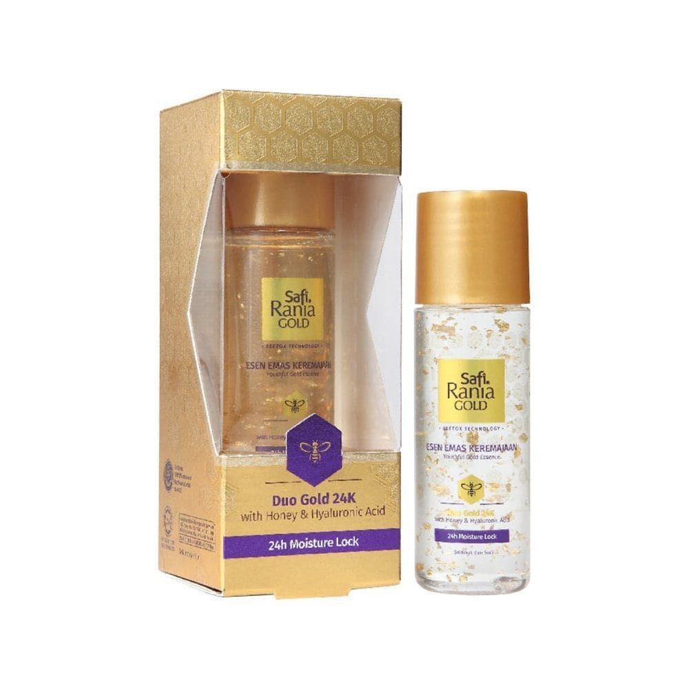 SAFI RANIA GOLD ESEN EMAS DUO GOLD 24K FOC ELIKSIR 10G 100ML | Shopee ...