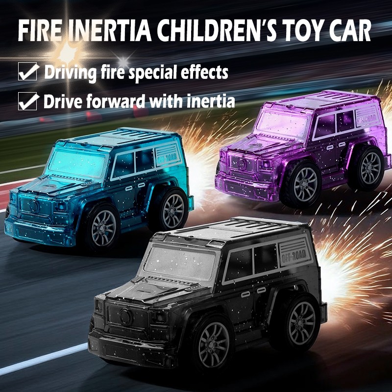 Children's Firestone Inertia Cool Special Effects Car Toy Car Power ...