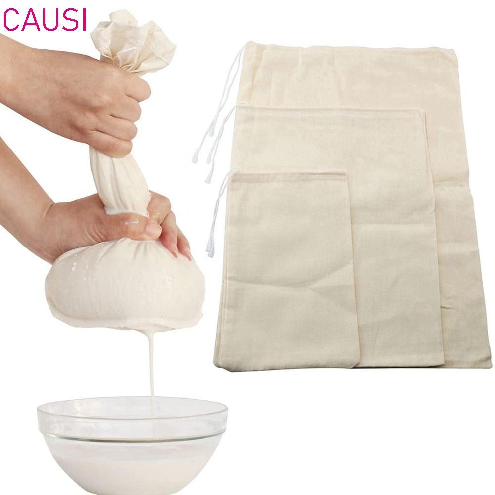CAUSI Cheese Cloth, Cold Brew Bags Portable Filter Strainers Bag, Tea ...