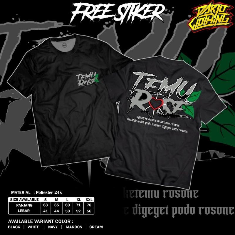 DarjoClothing - PSHT TEMU ROSE T-SHIRT FREE STICKERS | Shopee Singapore
