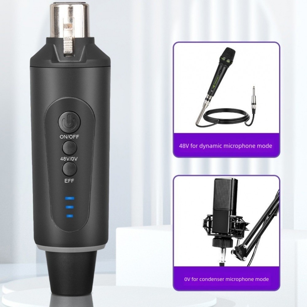 Wireless Dynamic Condenser Microphone System 2 4G Compact Size for On ...
