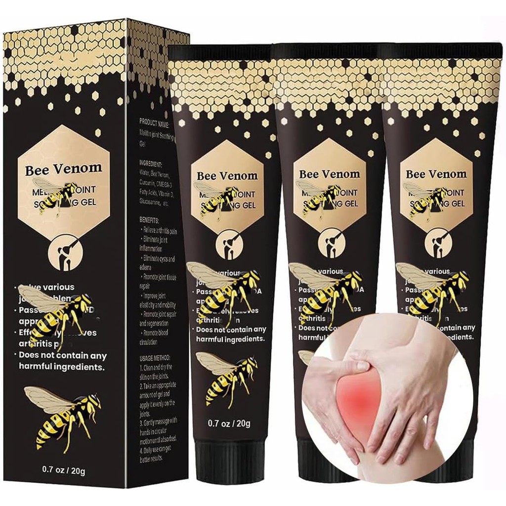 Bee Venom Relief Cream, Joint & Muscle Soothing Bee Venom Cream ...