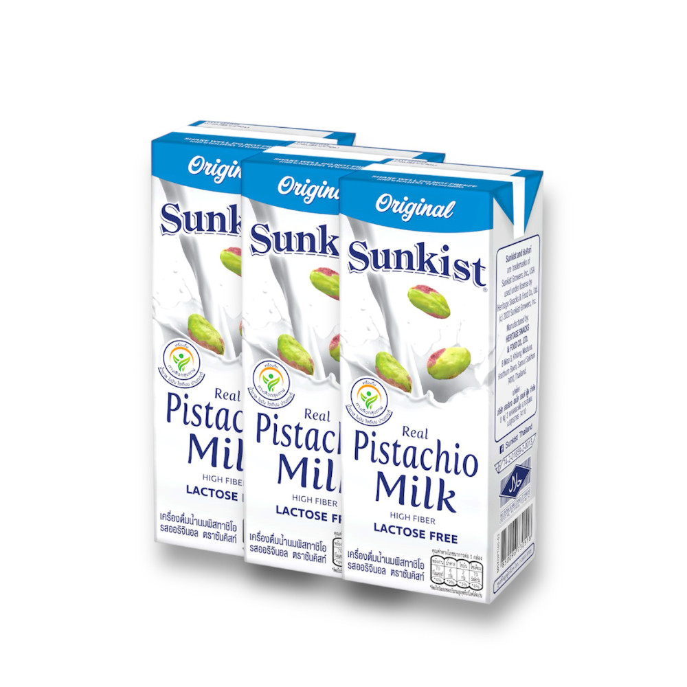 Sunkist Pistachios Milk Original Flavor Pack of 3 (3 x 180ml) | Shopee ...