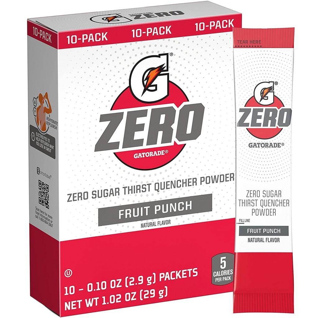 Gatorade G Zero Powder sachet | Fruit Punch / Grape / Glacier Freeze ...