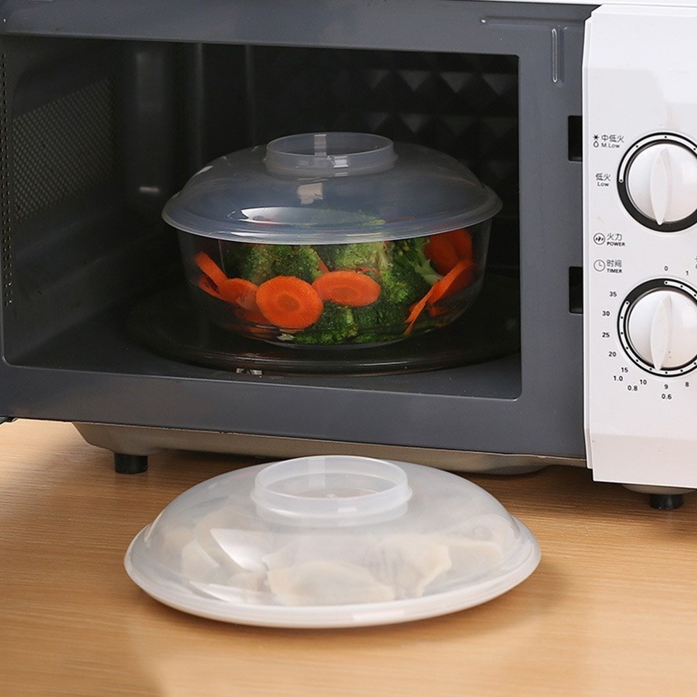 【Good】With Holes Microwave Splatter Cover Food Plate Cover Kitchen Lid ...