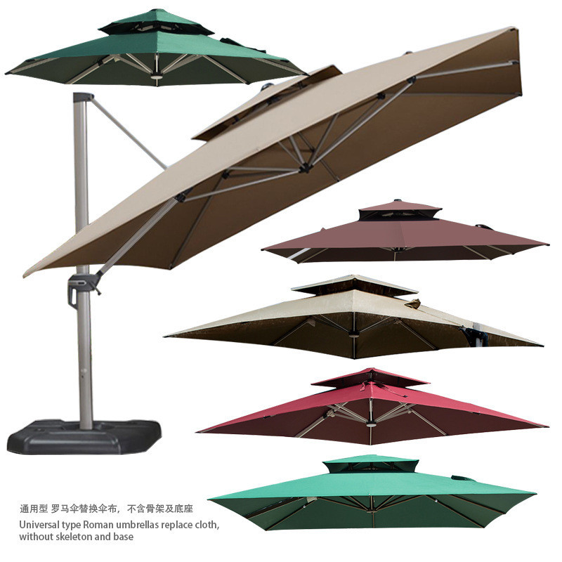 Outdoor Roman Umbrella Umbrella Surface Polyester Sunshade Umbrella ...