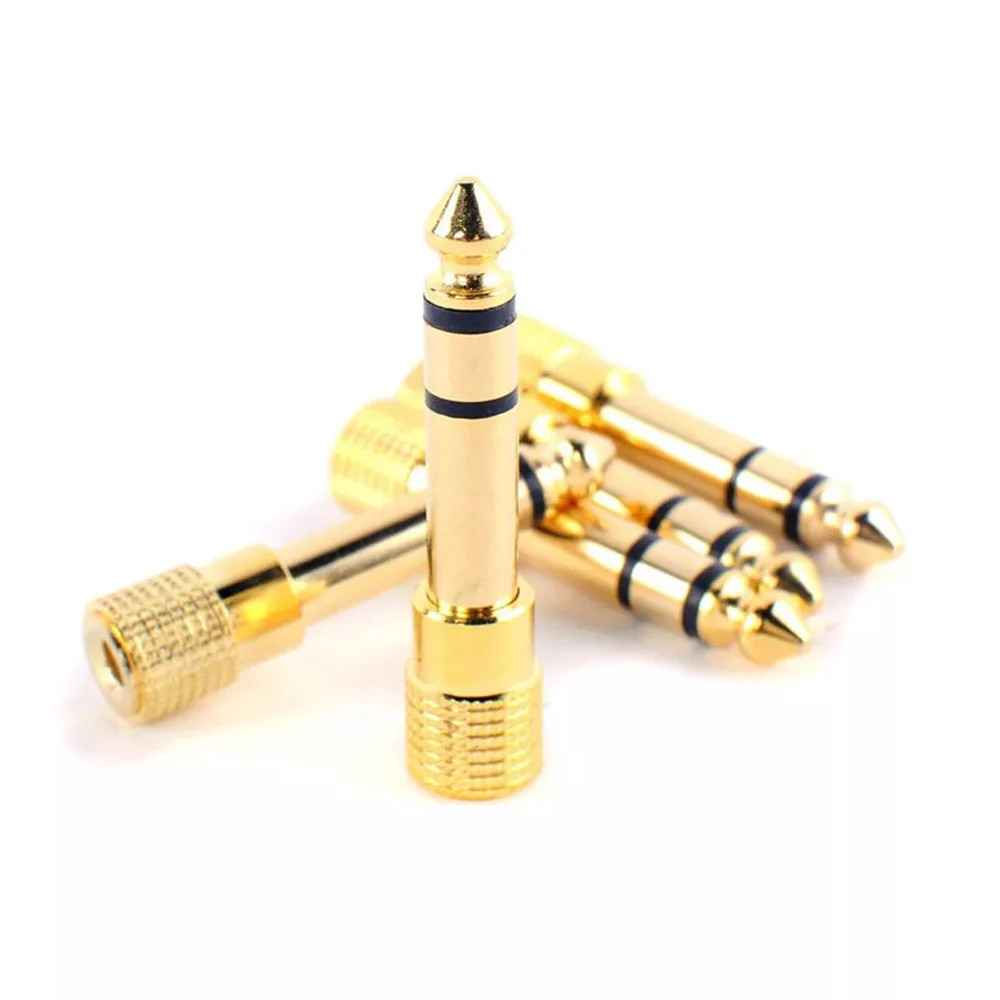 Headphone Audio Adapter Amplifier Jacks 6.5mm Male To 3.5mm Female ...