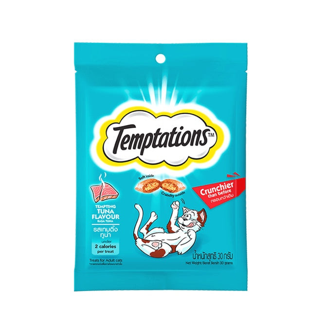 12 FOR $14: Temptations Tempting Tuna Cat Treats 30gx12 (1 box) | Shopee Singapore