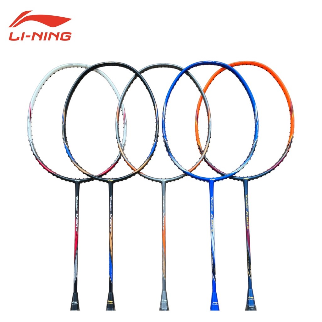 LI-NING TURBO X 80III/TURBO X 90III Badminton Racket [ FREE BAG + GRIP ...