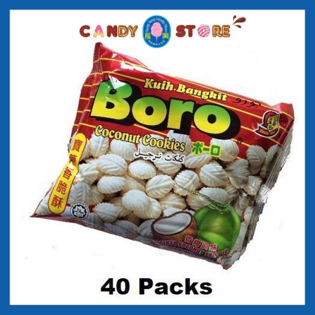 Boro Kuih Bangkit Coconut Cookies 40pack-original | Shopee Singapore