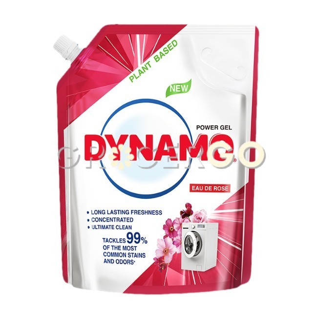 Dynamo Laundry Liquid Detergent Eau De Rose Refill Pack 3.3kg | Shopee ...