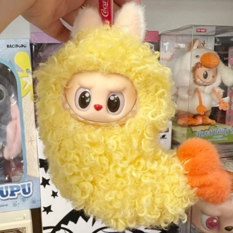 Labubu Shrimp Overalls Clothes Shrimp - Shaped Outfit labubu v1 v2 ...