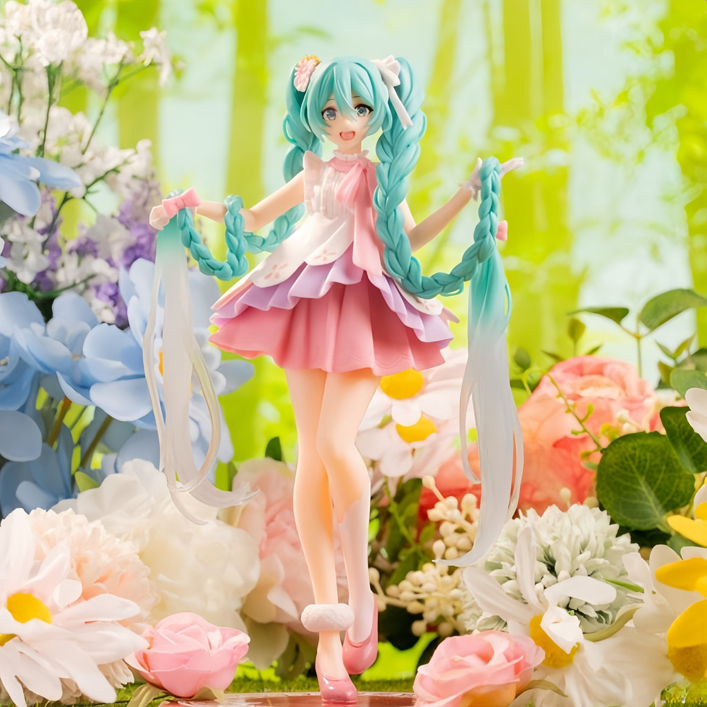 Miku Hatsune Miku Figure Sakura Hatsune Long Hair Braid Fairy Tale ...