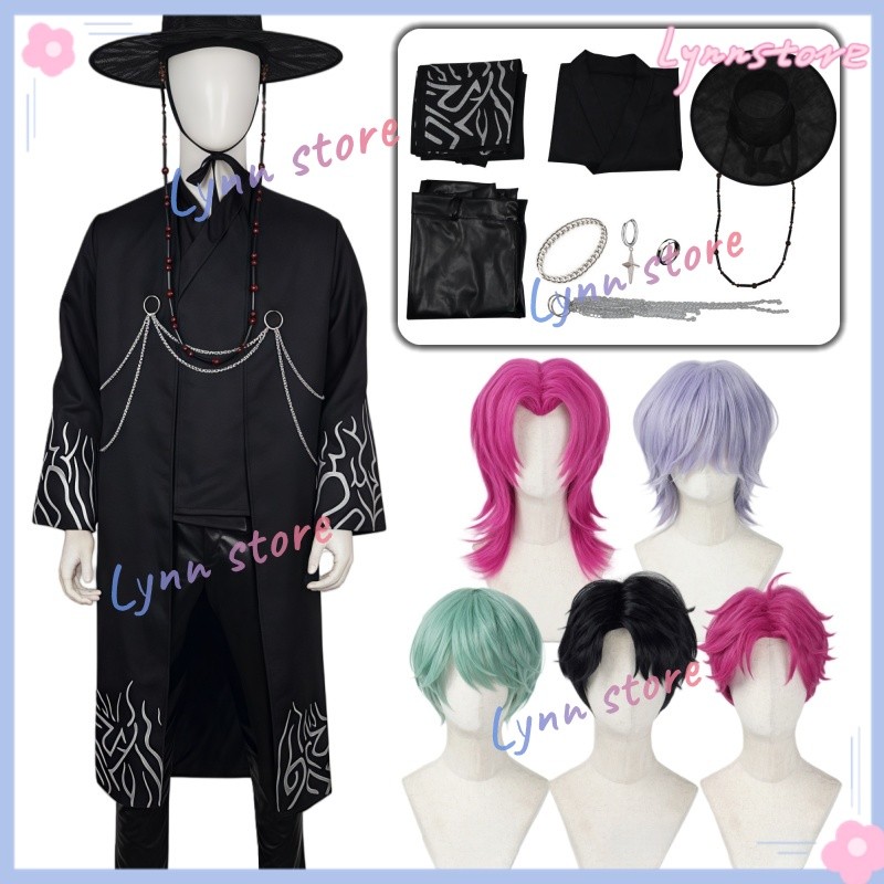 Animated DEMON HUNTERS Cosplay Costume JINU SAJA Black Stage ...