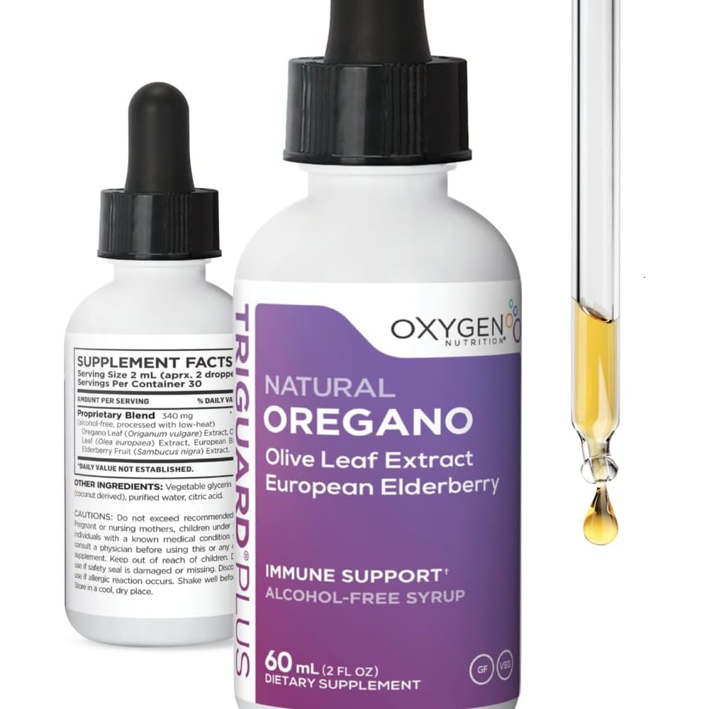 Triguard Plus Oil Of Oregano Leaf Extract, Olive Leaf Extract ...