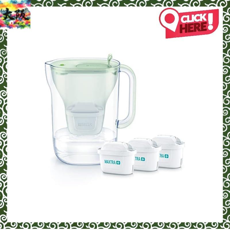 Brita Water Filter Pot Style Eco Powder Green Filtration Water Capacity ...
