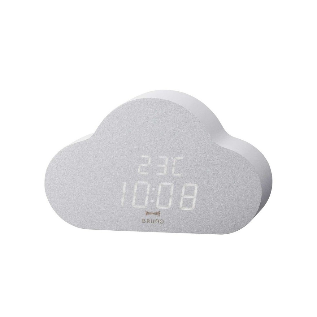 BRUNO Cloud Clock Digital Clock LED Table Clock Date Temperature Cloud ...