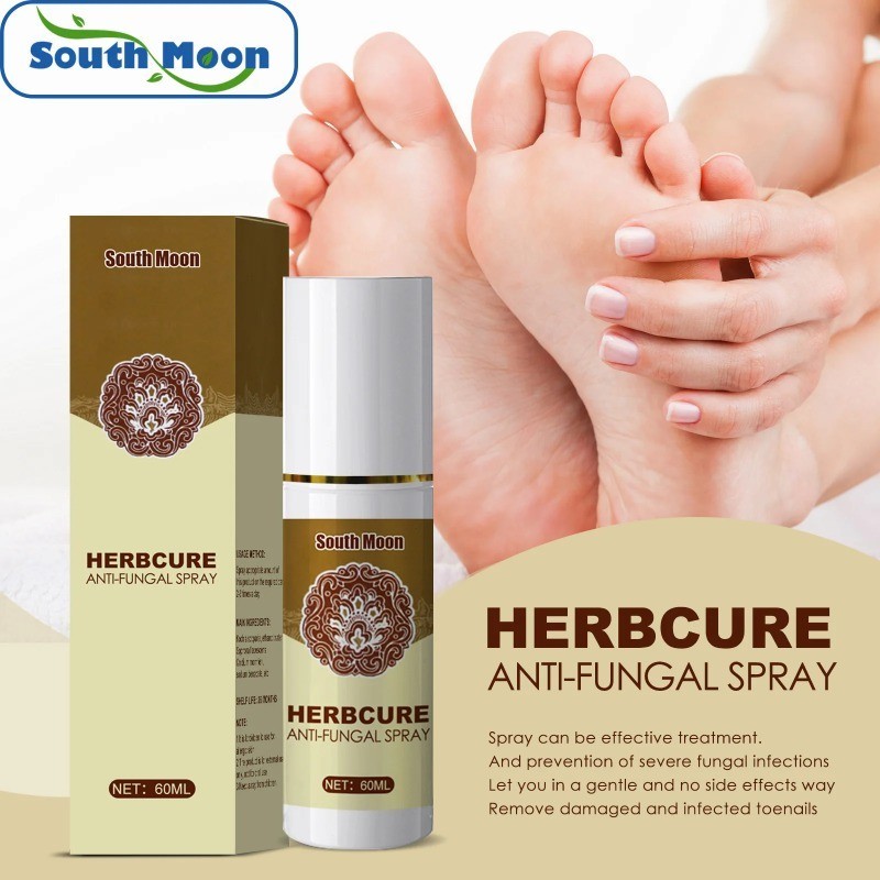 South Moon Fungal Combat Feet Spray Foot Sterilize Spray Herbal Anti ...