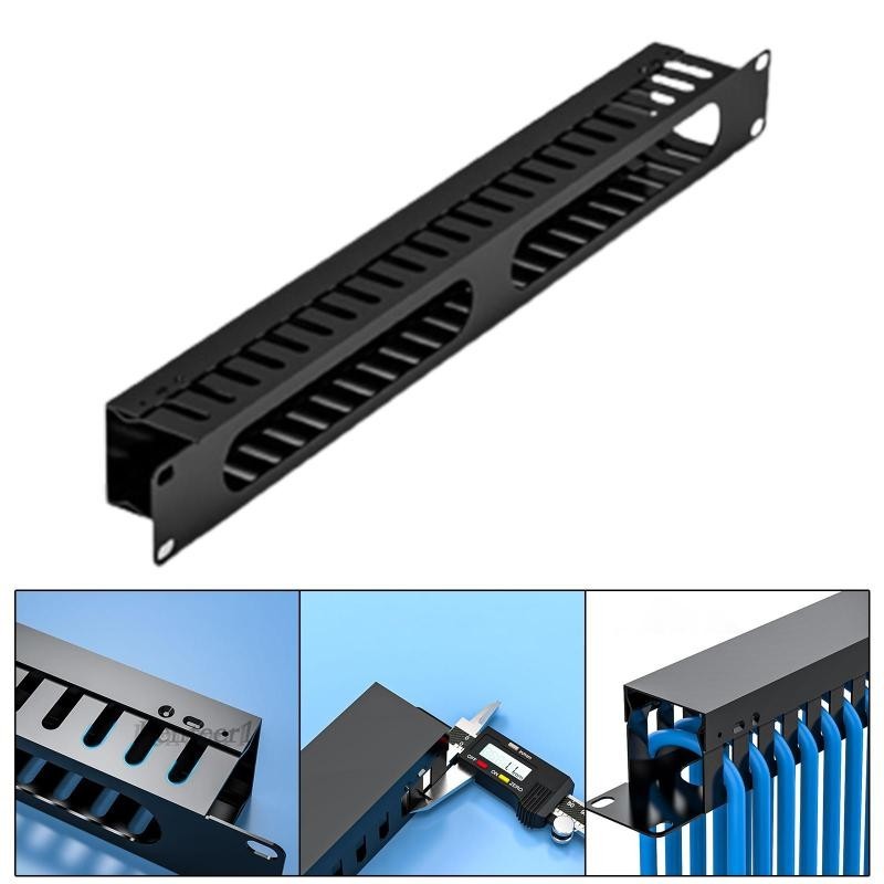 [Fenteer1] Cable Management Bar Desk Cable Tray Wire Management Tray ...