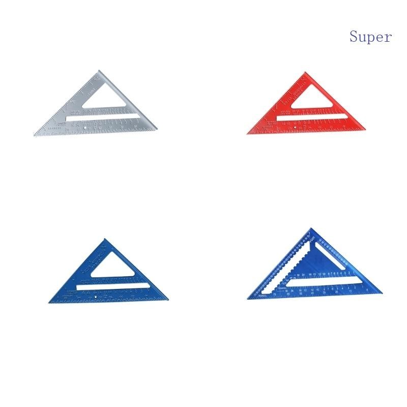 Super Portable Triangle Ruler with Metric Imperial Scale Square ...