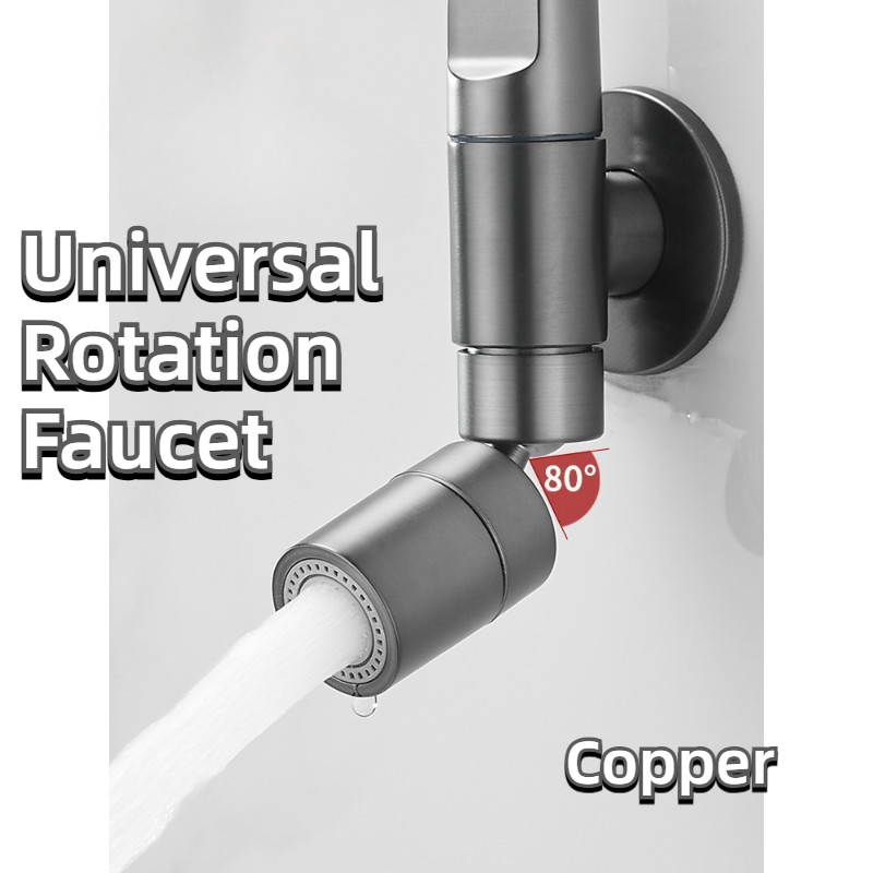 Copper Universal Rotation Faucet, Household Washing Machine Faucet ...