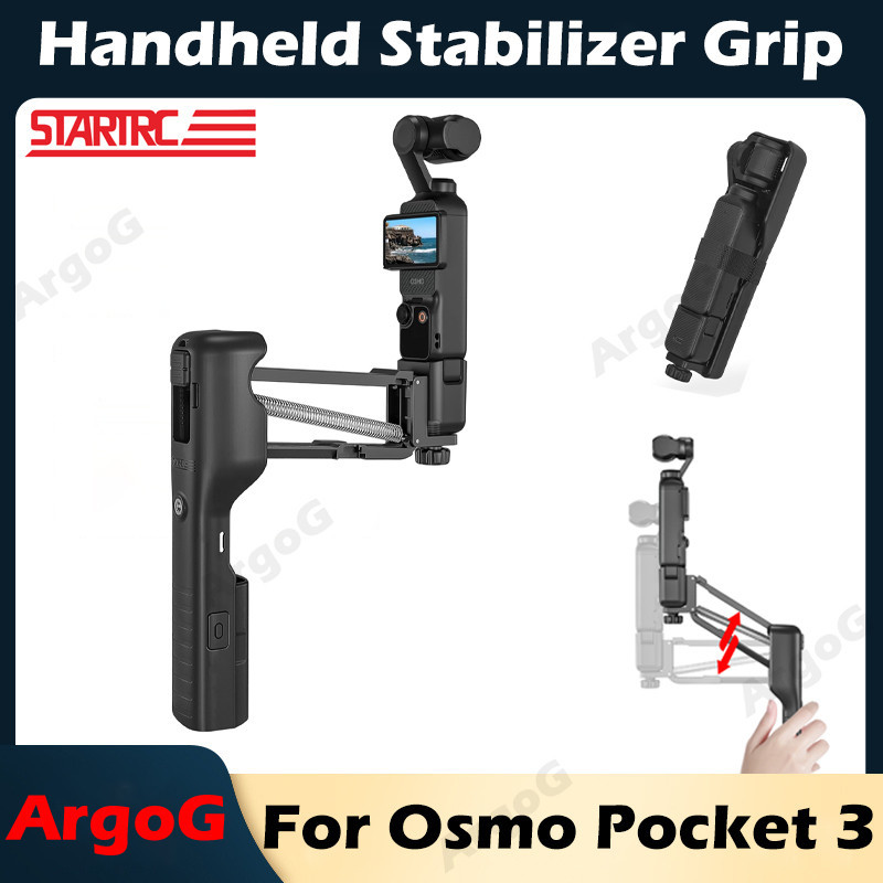 STARTRC Handheld Stabilizer for DJI Osmo Pocket 3 Collapsible Z-Axis ...