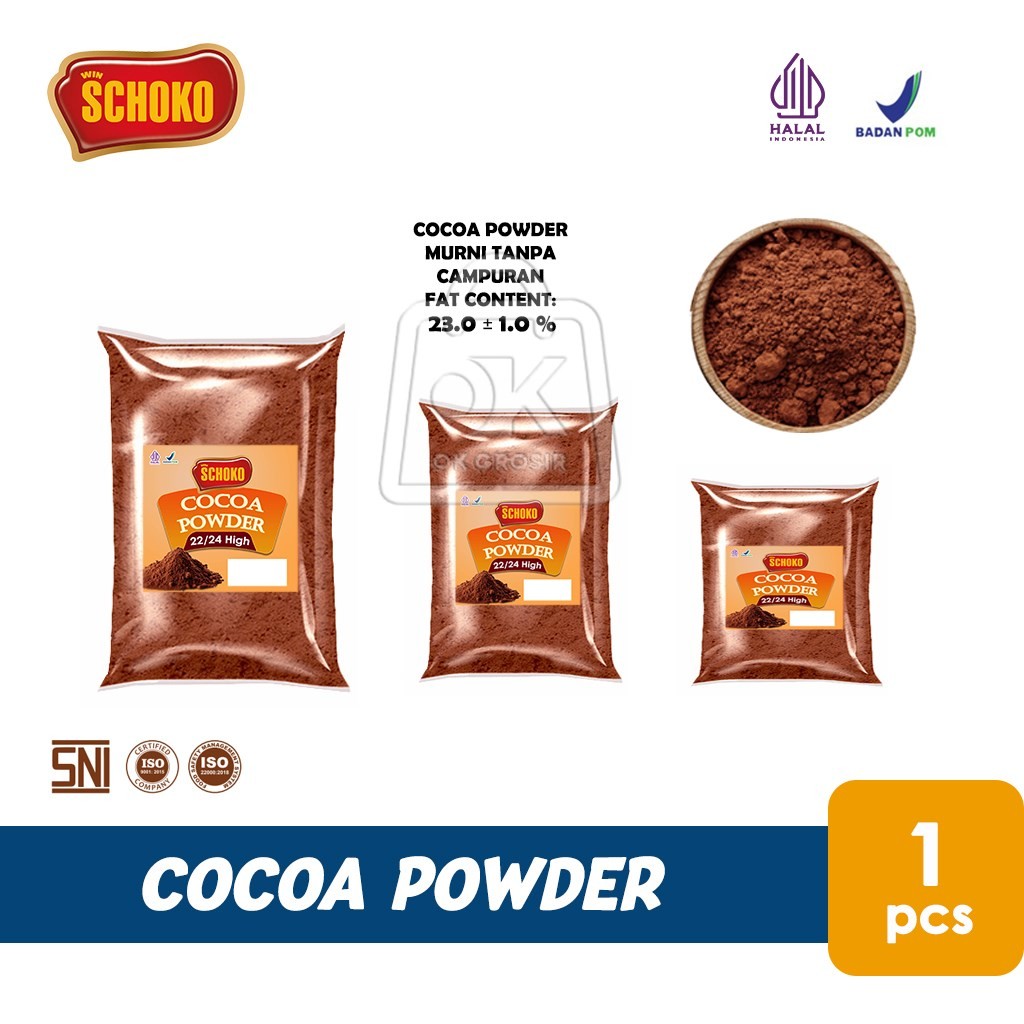 Cocoa Powder SCHOKO 22/24 HIGH FAT Pure Chocolate Powder Without Mix ...