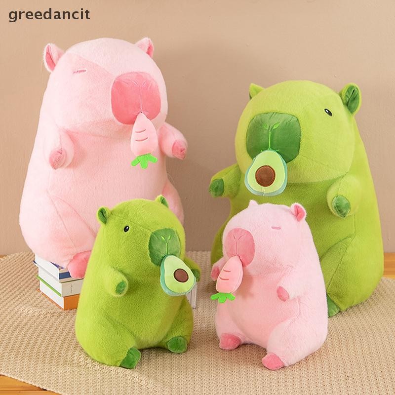 greedancit Cute Capybara Doll Eag Avocado Carrots Corn Capybara Plush ...