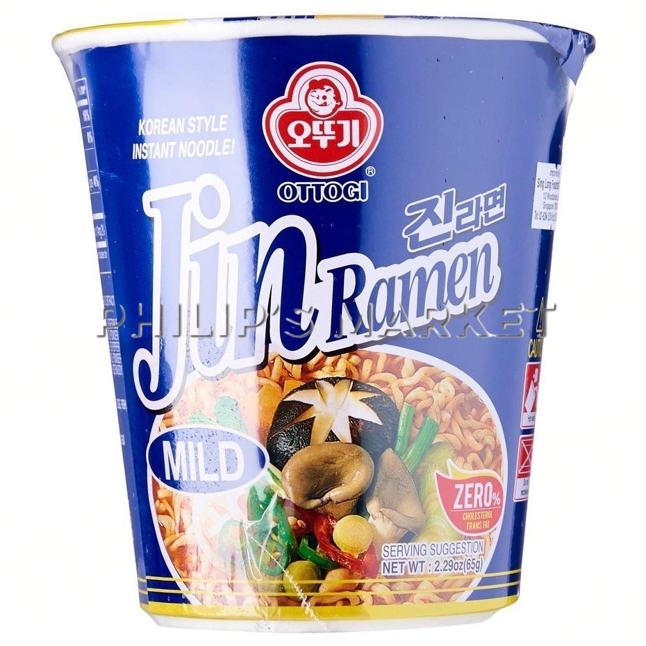 Ottogi Jin Ramen Mild Cup 65g | Shopee Singapore