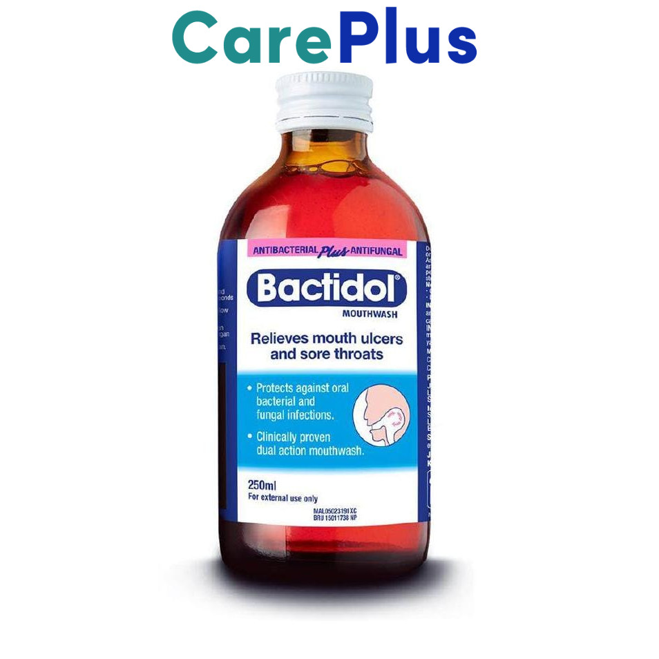 BACTIDOL MOUTHWASH 250ML (EXP:07/2027) | Shopee Singapore