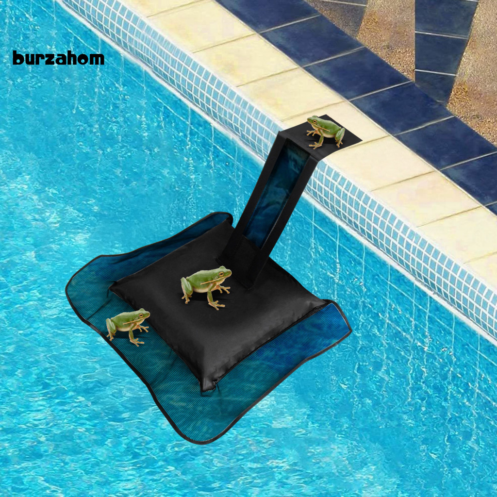 BUR_ Wide Pool Escape Slope Pool Rescue Ramp Floating Frog Saver Ramp ...