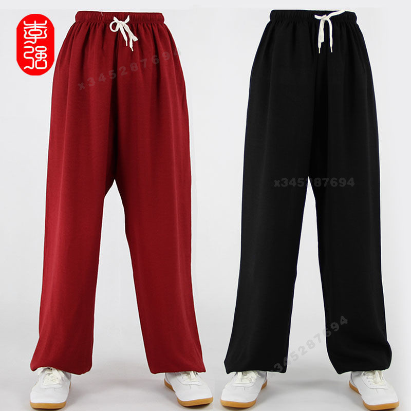 Ke Cotton Linen Loose Tai Chi Clothes Men's Summer Martial Arts ...