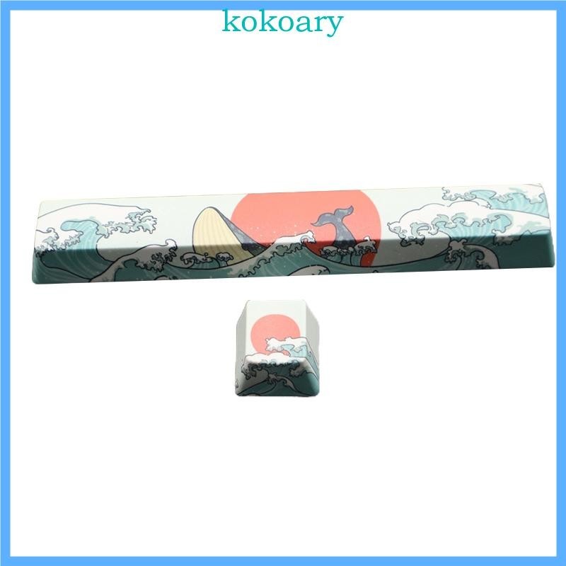 KOK 2 Keys OEM Profile Custom Keycaps PBT Dye Sub Space ESC Keys Keycap ...