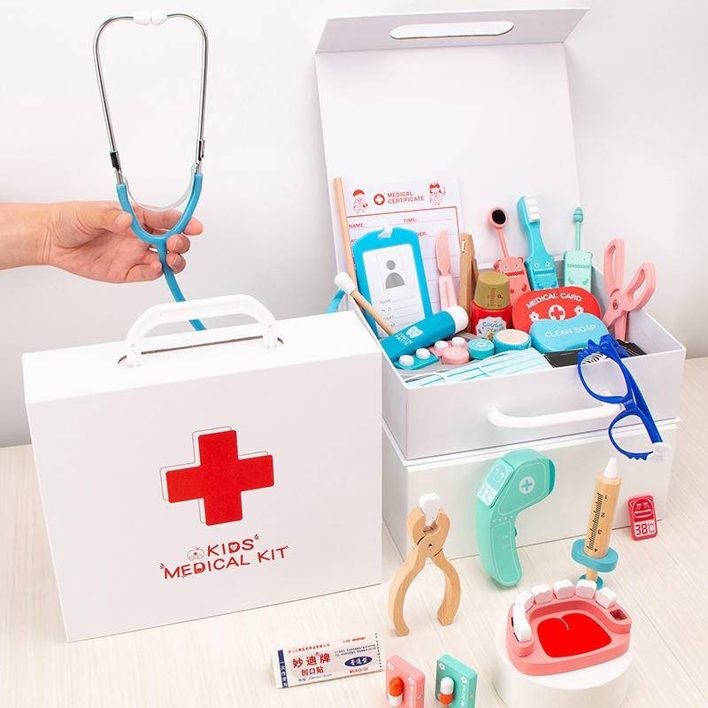 ♥Doctor Toy Set Children's Play Home Doctor Toy Set Male and Female ...