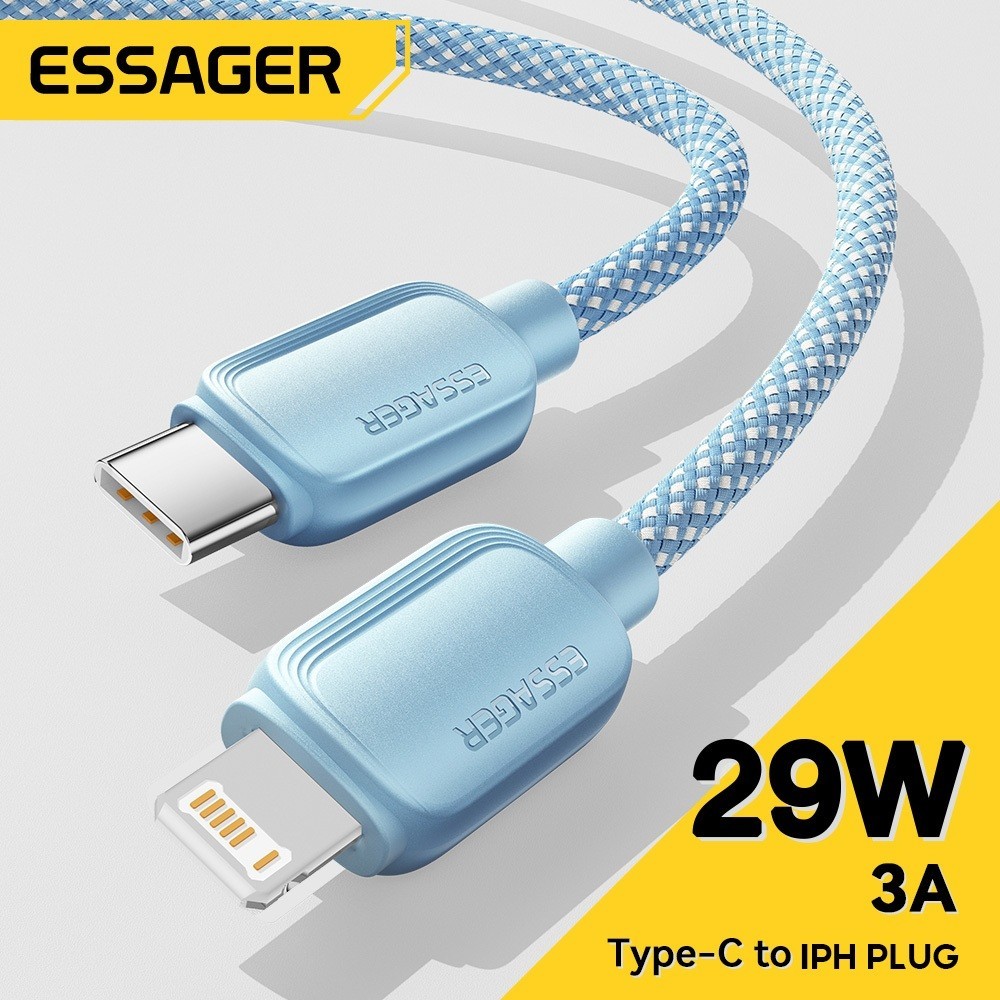 Essager PD 29W Type C To USBC Cable Macaron C-L Cable For 14 13 12 11 ...