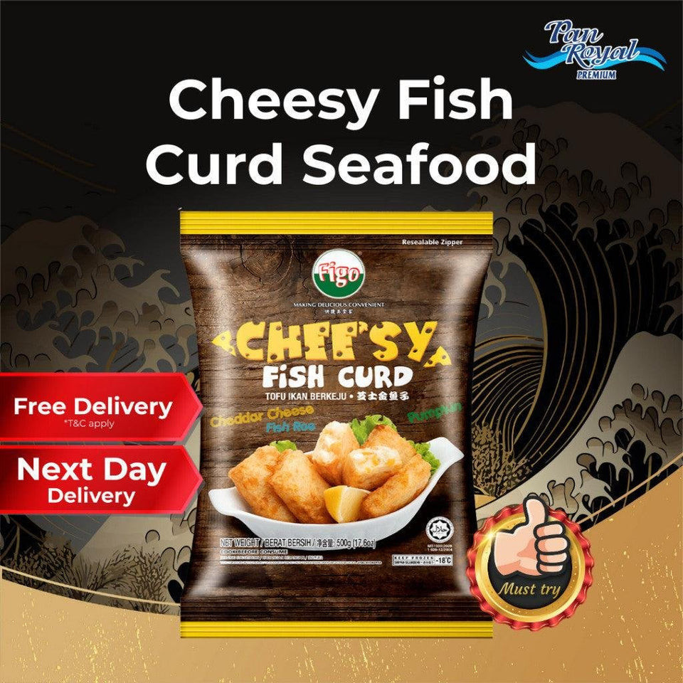 [PAN ROYAL] Frozen Cheesy Fish Curd Seafood (500g +/-) | Shopee Singapore