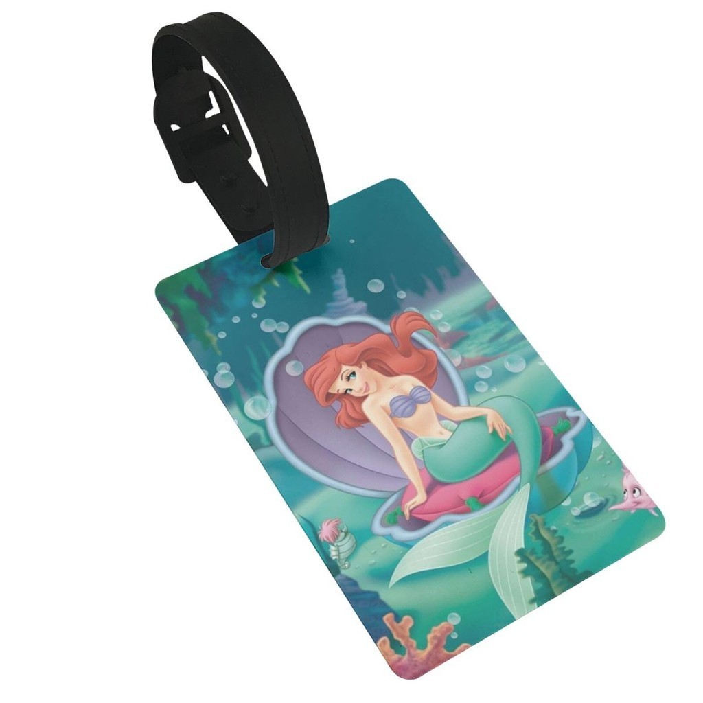 Disneys Princess Ariel Luggage Tag Suitcase Name ID Card Labels ...