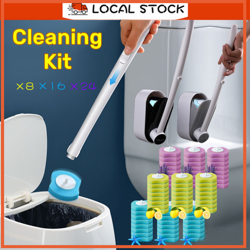 [New Version]Disposable Silicone Toilet Bowl Brush Cleaner Berus Toilet ...