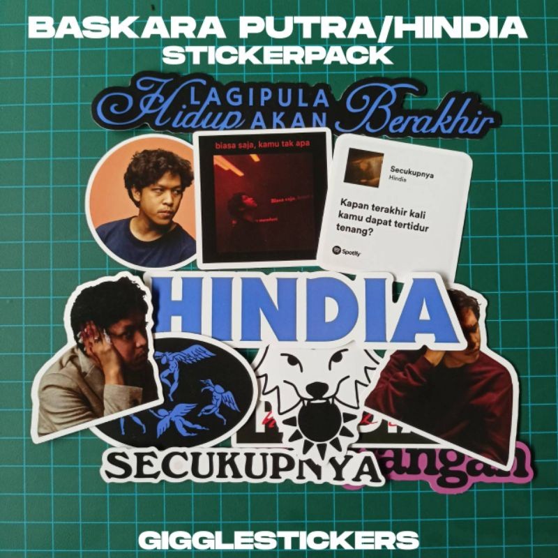 Baskara Putra Hindia Sticker Pack Vol.2 | Shopee Singapore