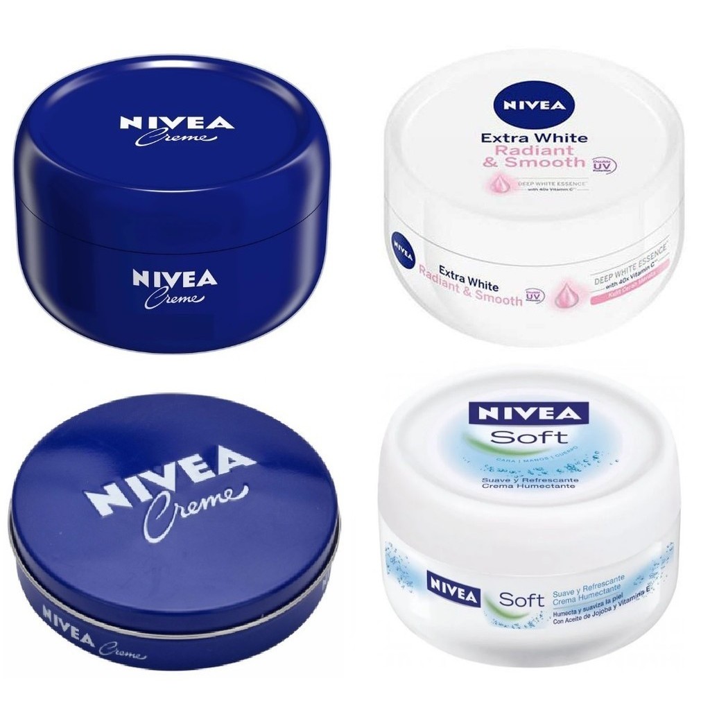 NIVEA Soft Creme / Extra White Radiant & Smooth / Body Creme50ml / 60ml ...
