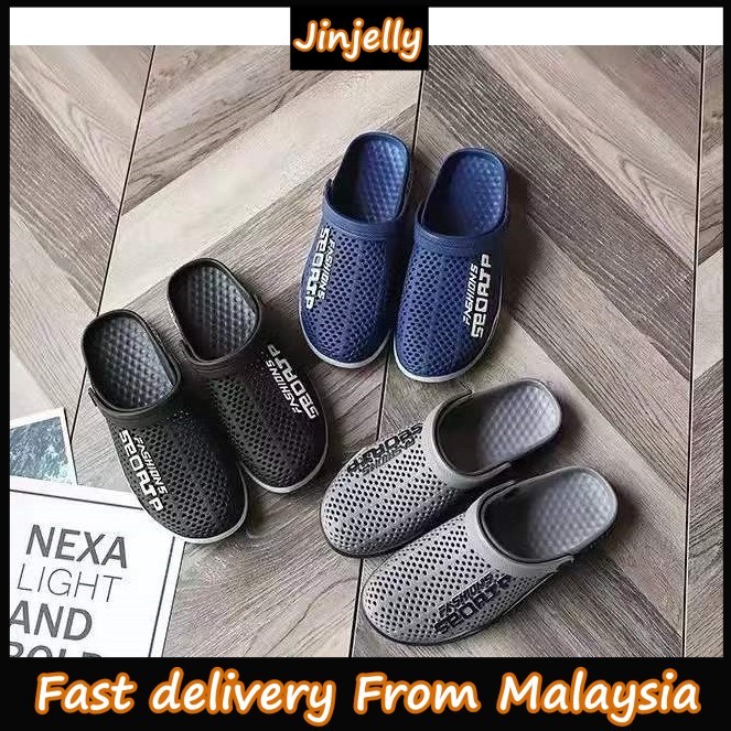 Men's Rubber Shoes Waterproof Sandals Work Shoes For Rider Delivery Man ...