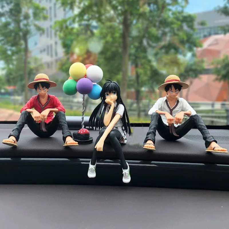 One Piece Monkey D Luffy Yukinoshita Yukino Sitting Position Decoration ...