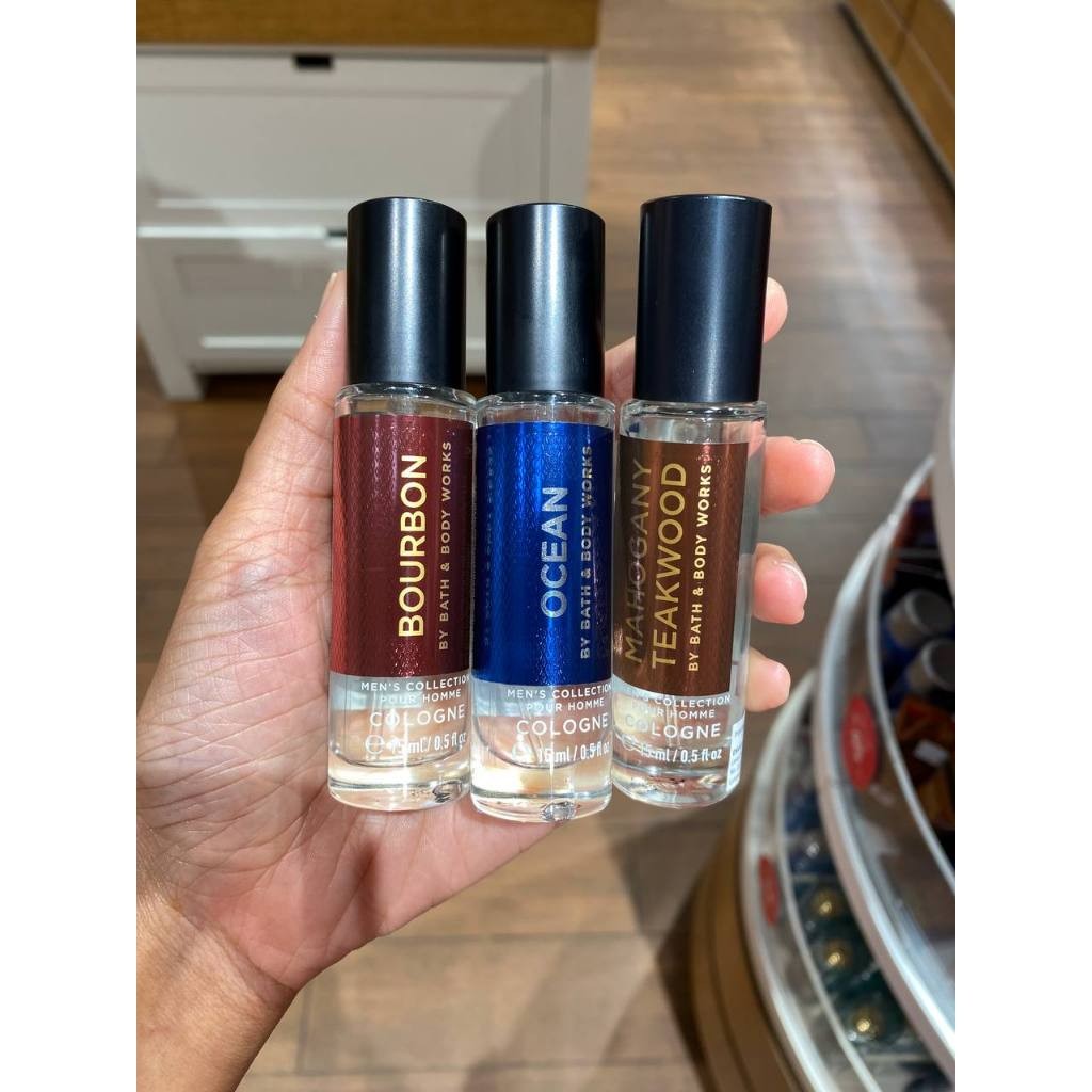 BATH & BODY WORKS MEN PERFUME MINI COLOGNE TAEKWOOD | OCEAN| BOURBON ...