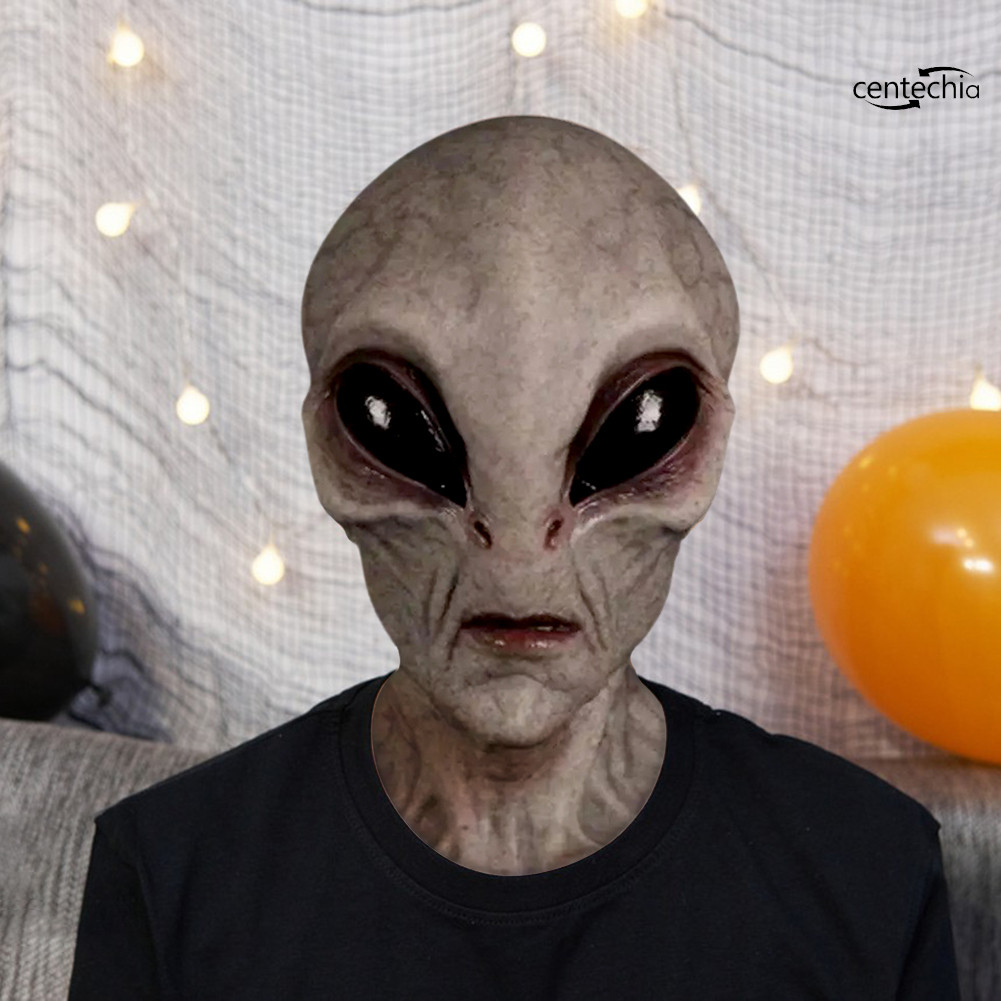 Realistics Latex Alien Mask Full Face Horror Movie Cosplay Helmets ...