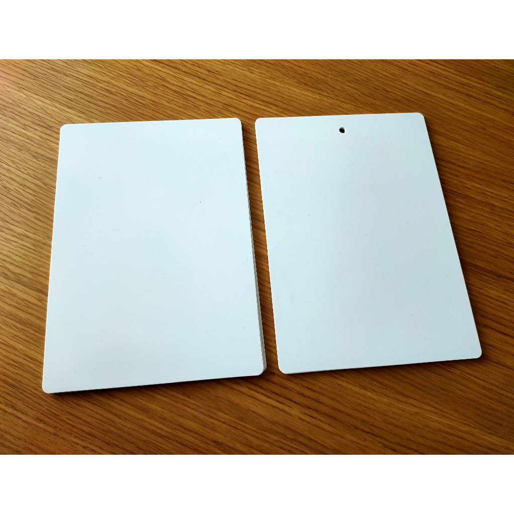 A5 Blank PVC Card, A5 Whiteboard, Plastic Card, Both Side Reusable ...