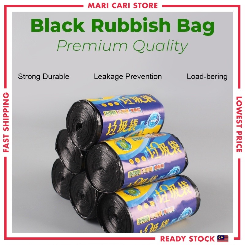 Garbage Bag 50cm*60cm 25 pcs Rubbish Bag Garbage Sack Rubbish Sack Beg ...