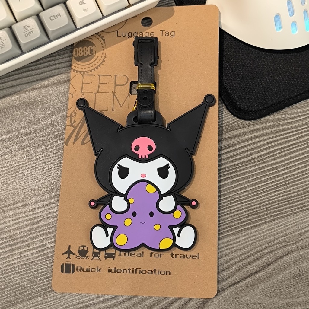 Travel Boarding Pass Sanrio kuromi kuromi Luggage Tag Boarding Pass ...