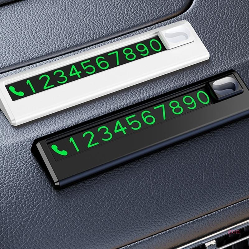gon Dashboard Decoration Phone Number Plate Mobile Temporary Stop Sign ...